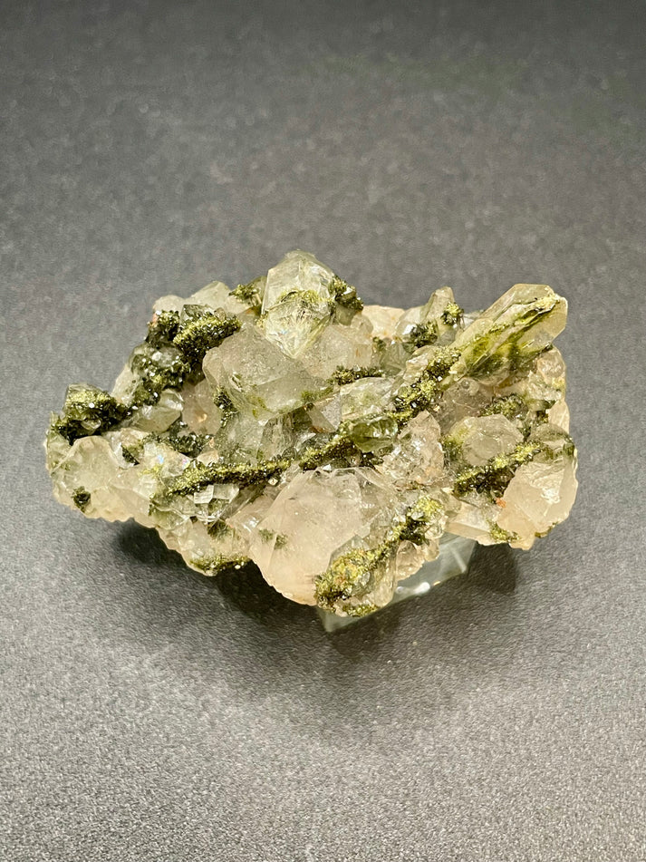 Epidote and Quartz / Turkey – The House of Crystals PH